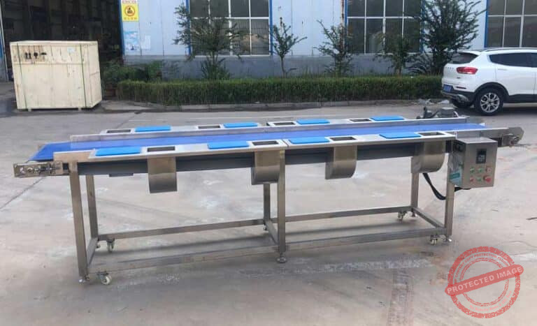 Automatic Potato Inspection Conveyor with Cutting Board | Potato ...